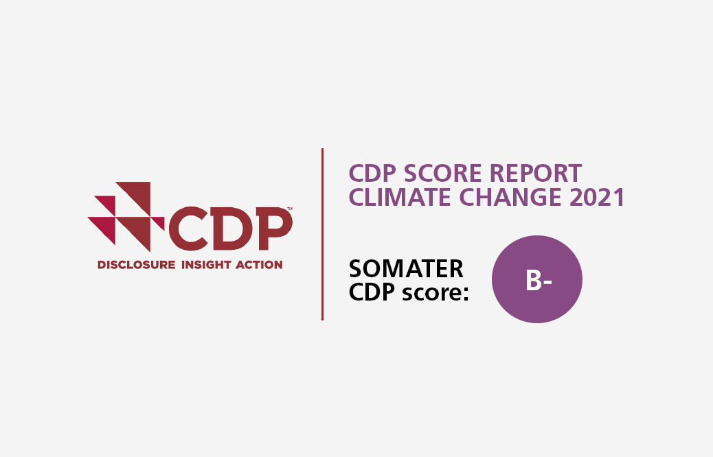 CARBON DISCLOSURE PROJECT: SOMATER REACHES A NEW MILESTONE – Somater